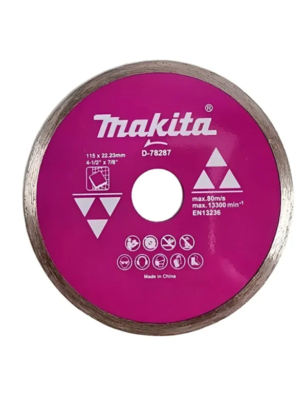 DISCO DIAMANTADO BANDA CONTINUA PARA PORCELANATO 4.1/2" MAKITA D-78287